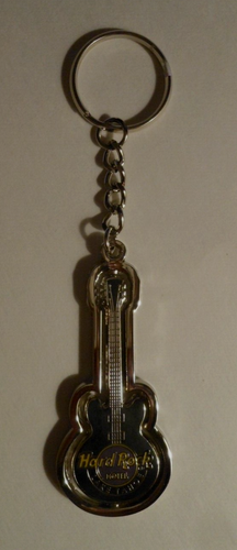 CASINO SPINNING GUITAR KEYRING/KEYCHAIN HARD ROCK HOTEL LAKE TAHOE, NV ...
