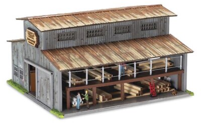 Menards Cripple Creek Lumber Yard HO Gauge, LEDs, pallet jack, pull ...