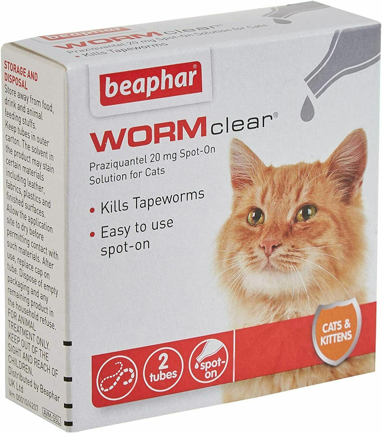 Worming Wormer Treatments Beapharr Dogs & Cats Tablets Cream Roundworms ...