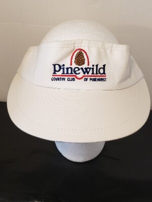 Pinewild Country Club Of Pinehurst Hat White Golf Cap Vtg Duckster One ...