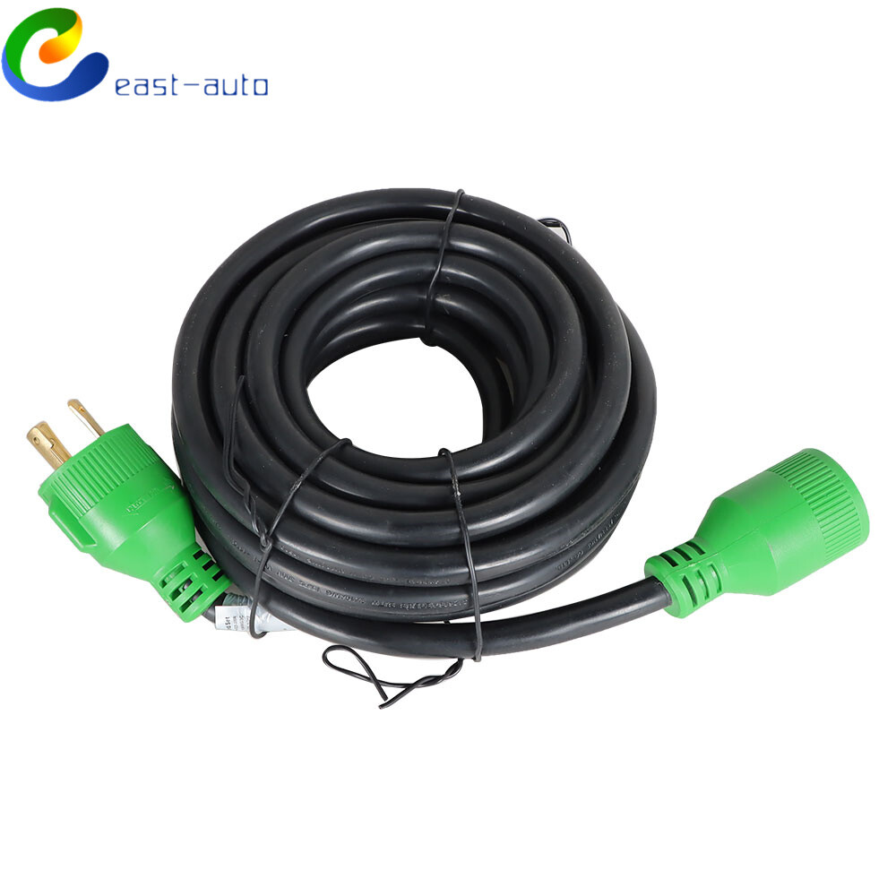 30 Amp 10-100 Ft 3 Prong Generator Extension Cord Power Cable 10 3 ...