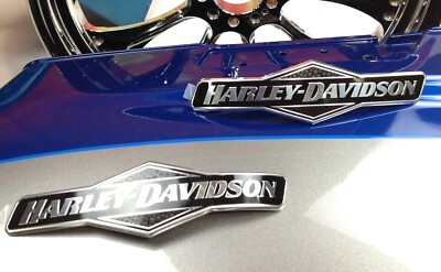 Genuine Harley Fatboy Skull Willie G Fuel Gas Tank Set Emblems Badges ...