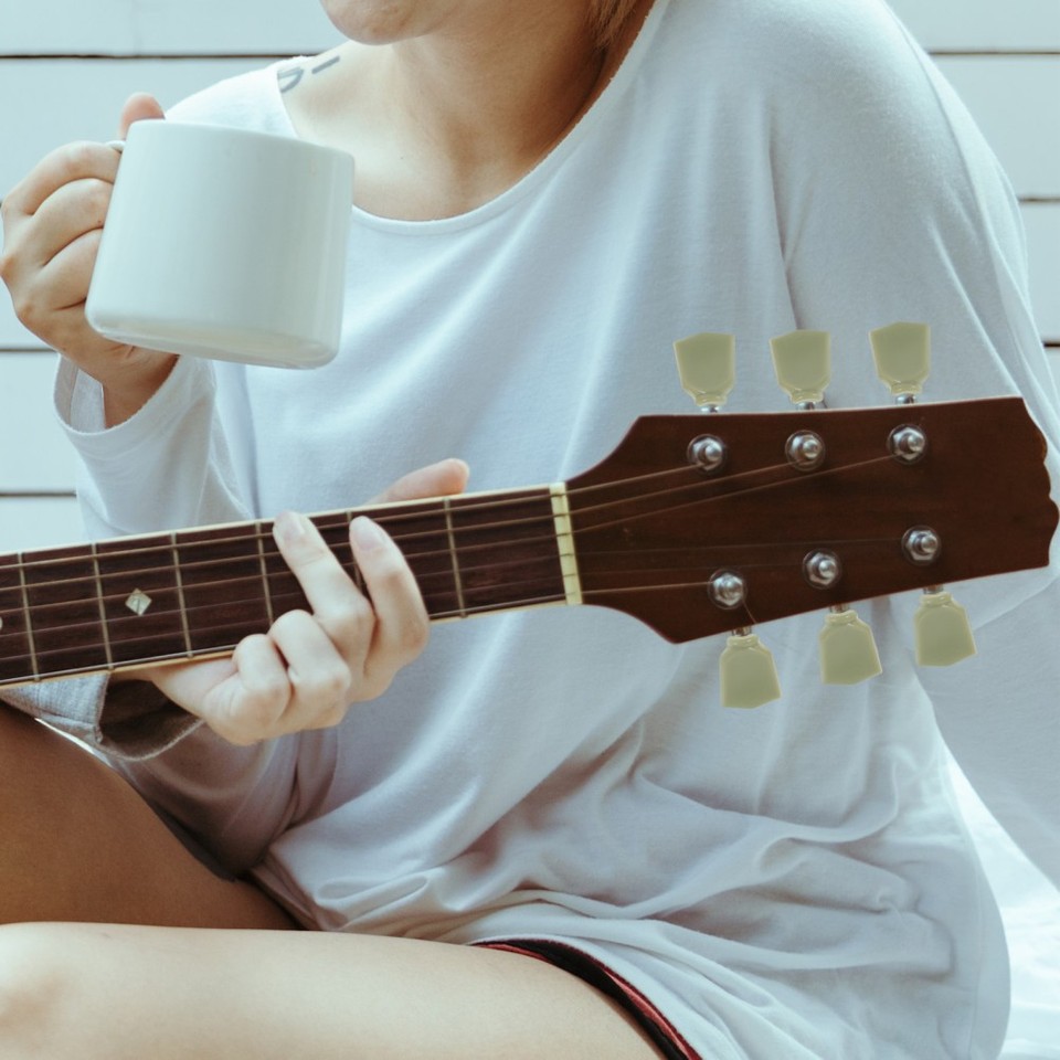 12PCS Tuning Peg Cap: Acoustic/Electric Guitar Tuning Key Covers ...