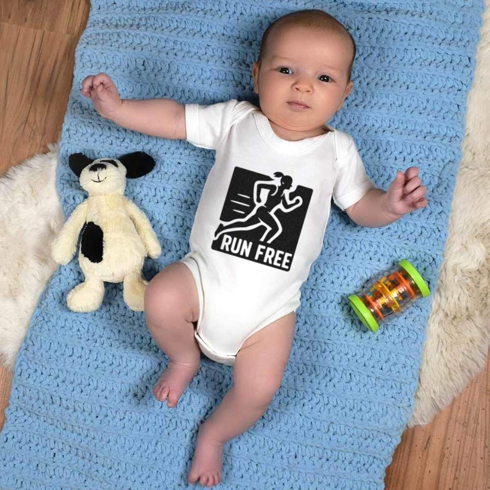 'Run Free Runner' Baby Grows / Bodysuits (GR055340) | eBay