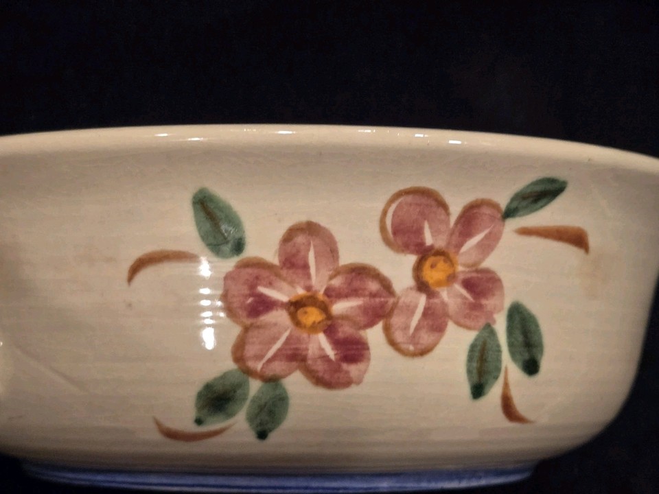 Vintage 1940s Red Wing Pottery Orleans 1 Qt Casserole W/Cover Stick ...