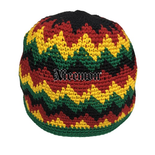 Skullcap Skull Cap Kufi Rasta Surfer Reggae Jamaica Handmade 100% ...