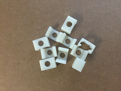 LOT OF 10 KIRSCH 92146/25 SNAP CARRIER WHITE 3/4" LONG X 5/8" INSIDE | eBay