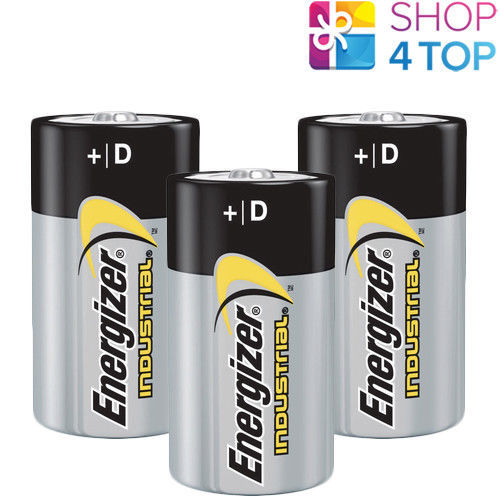 3 ENERGIZER D ALKALINE LR20 BATTERIES 1.5V INDUSTRIAL MONO R20 MN1300 ...