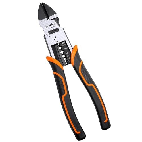 8 Inch Wire Cutters 4in1 High Leverage Wire Diagonal Cutting Pliers ...