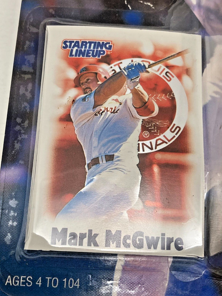 Sealed Pack 2000 Hasbro Starting Lineup Figure & Card Mark McGwire ...