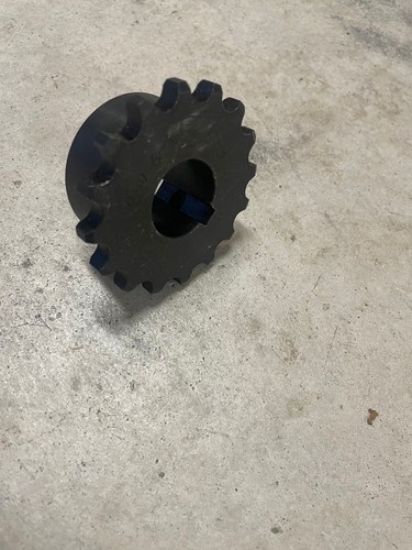 16 Tooth 1" Bore 40 Pitch Roller Chain Sprocket 1/4" Keyway | eBay