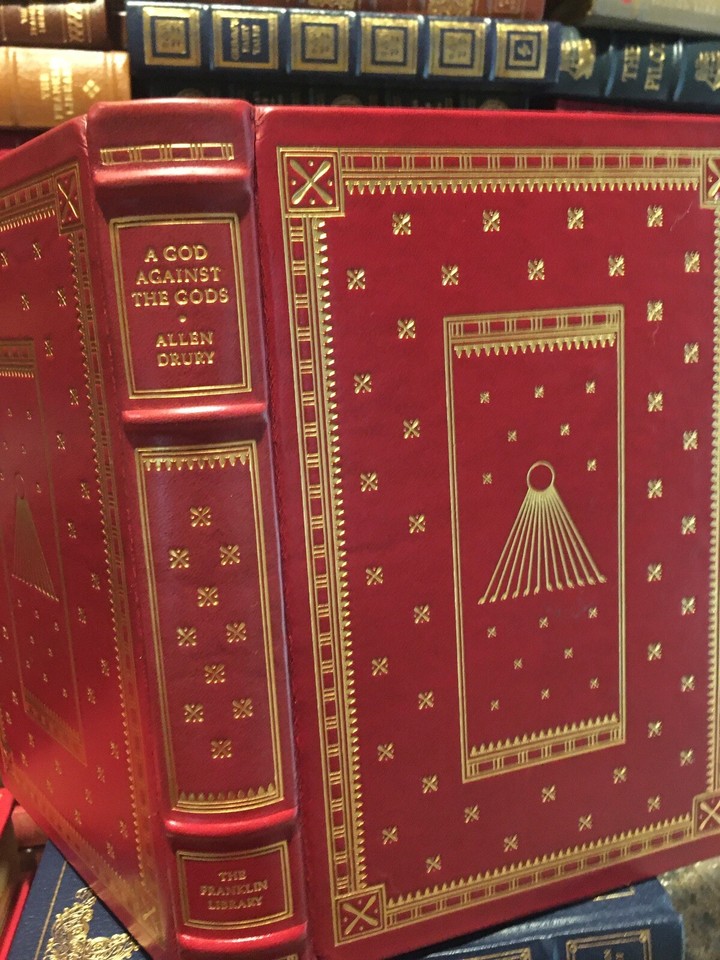 Franklin Library: SIGNED 60: ALLEN DRURY: KING AKHENATEN: EGYPTIAN GODS ...