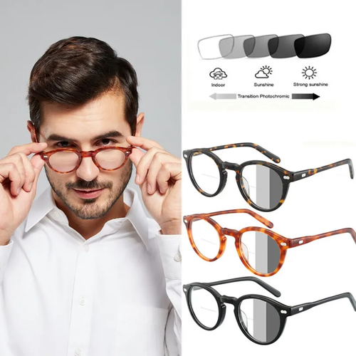 Bifocal Transition Photochromic Reading Glasses Readers Sunglasses ...