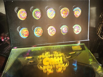Cash Tornado Exclusive Album Collection, 10 Poker Chips With Box. No ...