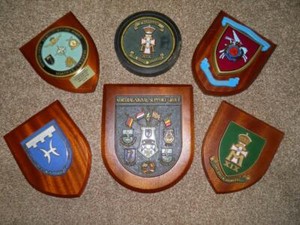 Set Of 6 Various Military Regimental Mounted Wall Plaques | eBay