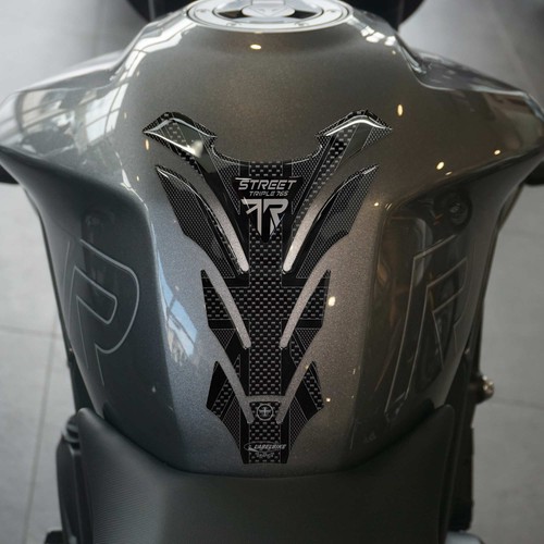 Sticker 3D Tank Pad Motorcycle Compatible With triumph street triple ...