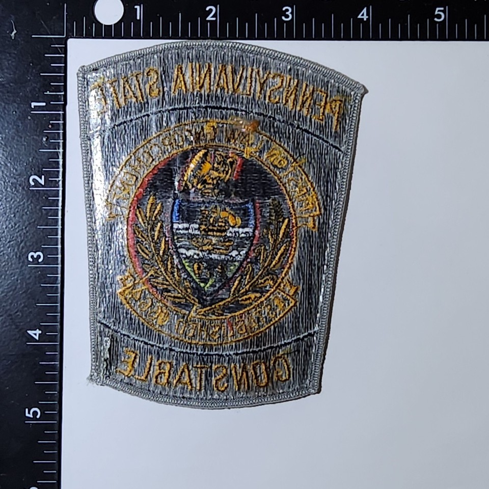 Pennsylvania State Constable Patch. 4x5 Inches. Great Condition! | eBay