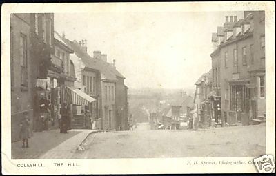 warwickshire, COLESHILL, Street Scene, The Hill (1904) | eBay