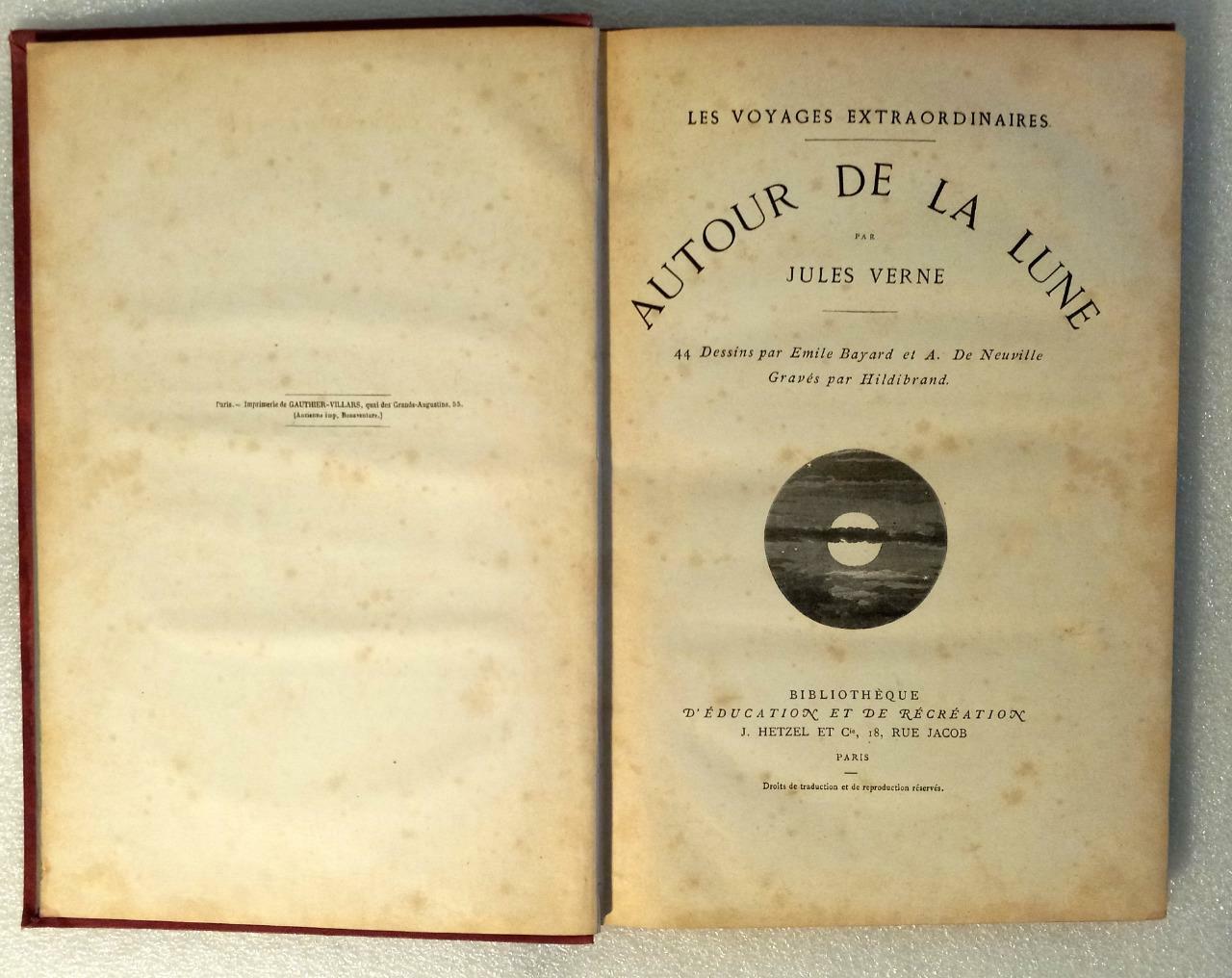 Autour de La Lune (Voyages Extraordinaires) - Jules Verne | eBay