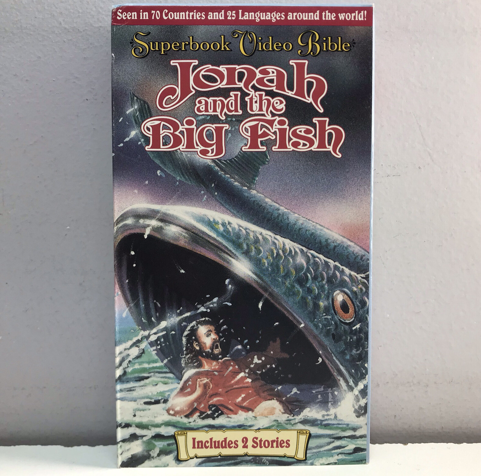 Superbook Video Bible VHS Jonah & the Big Fish Video Tape GOD Jesus ...