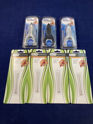3 Brand New PenAgain Pens And 4 Brand New Refills | eBay