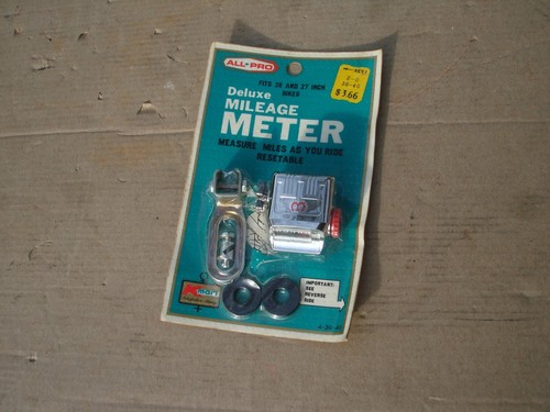 NOS Kmart ALL*PRO VTG Bicycle Analog Trip Odometer Mileage Meter for 26 ...