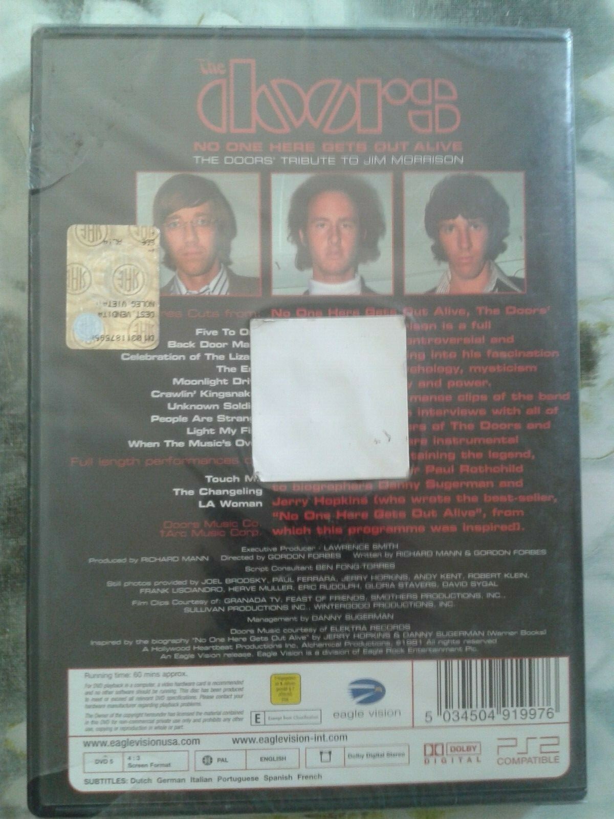 THE DOORS - NO ONE HERE GETS OUT ALIVE - THE DOORS TRIBUTE TO JIM ...