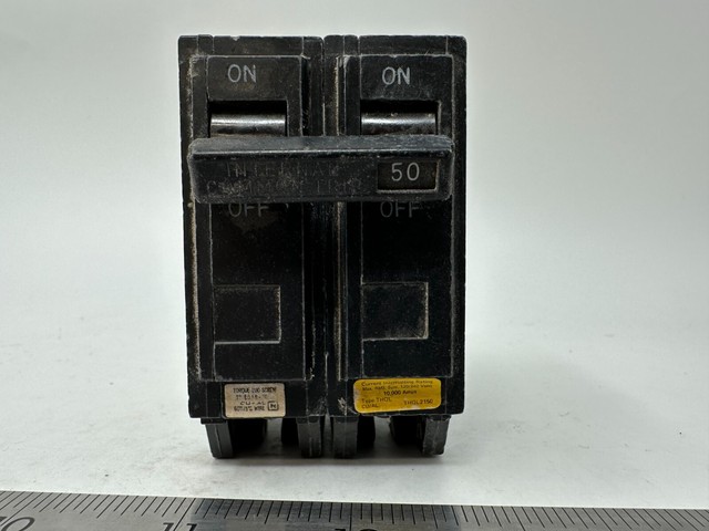 GE THQL THQL2150 2 Pole 50 Amp Circuit Breaker for sale online | eBay