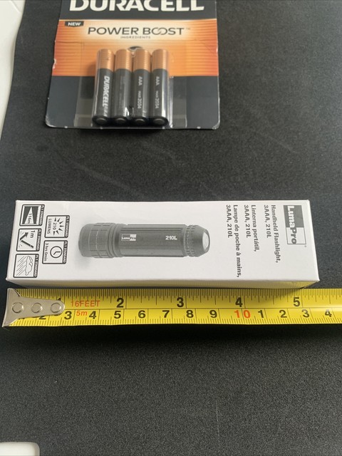 4 LUMAPRO 49XX94 Flashlight LED 210 Lumens METAL BODY CASING HEAVY DUTY ...