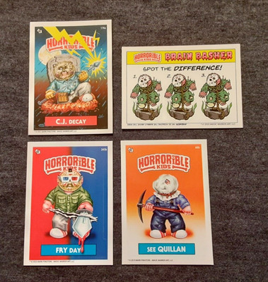 Garbage Pail Kids OH THE HORROR-IBLE misery stephen king jason friday ...