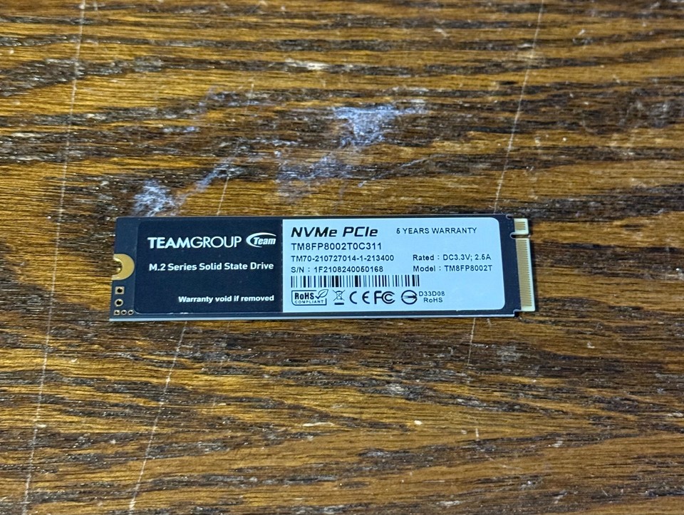 2TB TEAMGROUP Team Cardea Zero Z330 M.2 NVME SSD PCIe 3.0 2280 | eBay