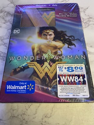 Wonder Woman set Blu-ray includes wallet and slap bracelet Walmart ...