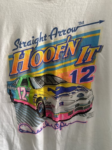 Vintage NASCAR Derrike Cope Racing T-Shirt -XXL Hoofin It-straight ...