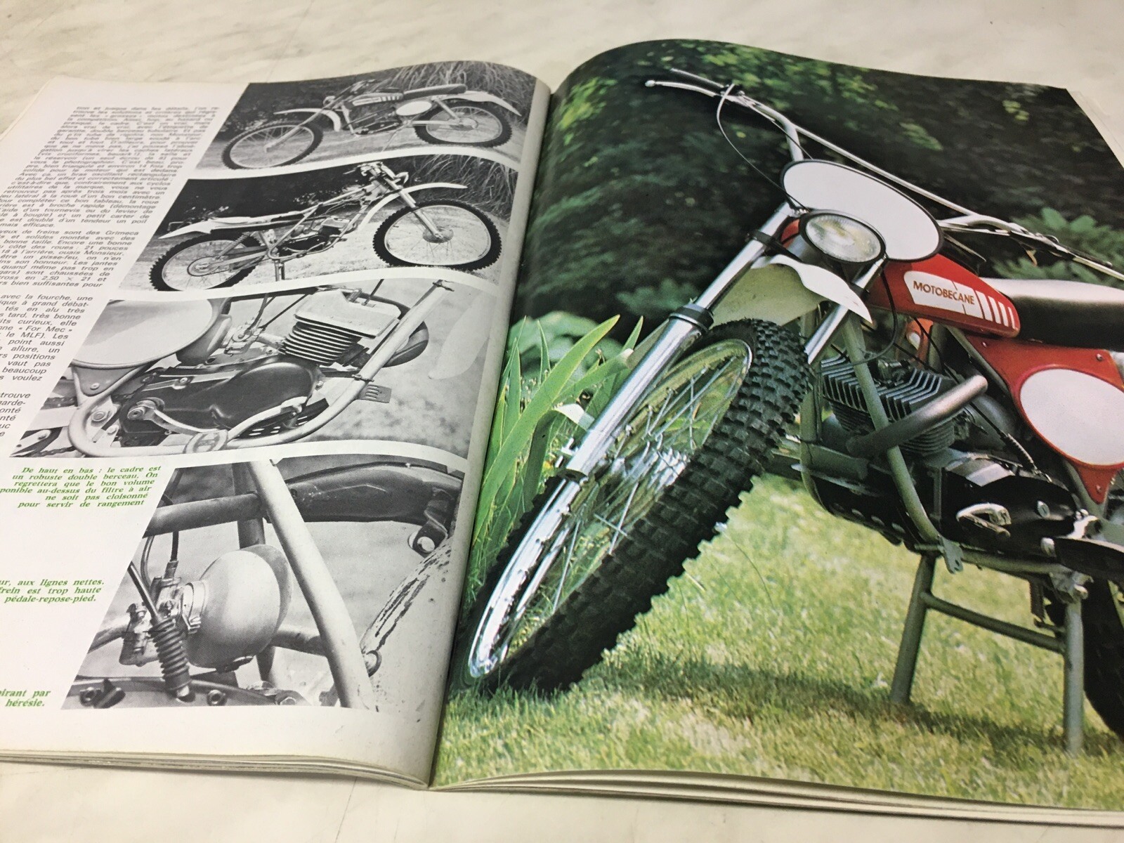 Moto verte 32 1976 BPS silver vase 175 Ossa Hercules 175 GS motobécane ...