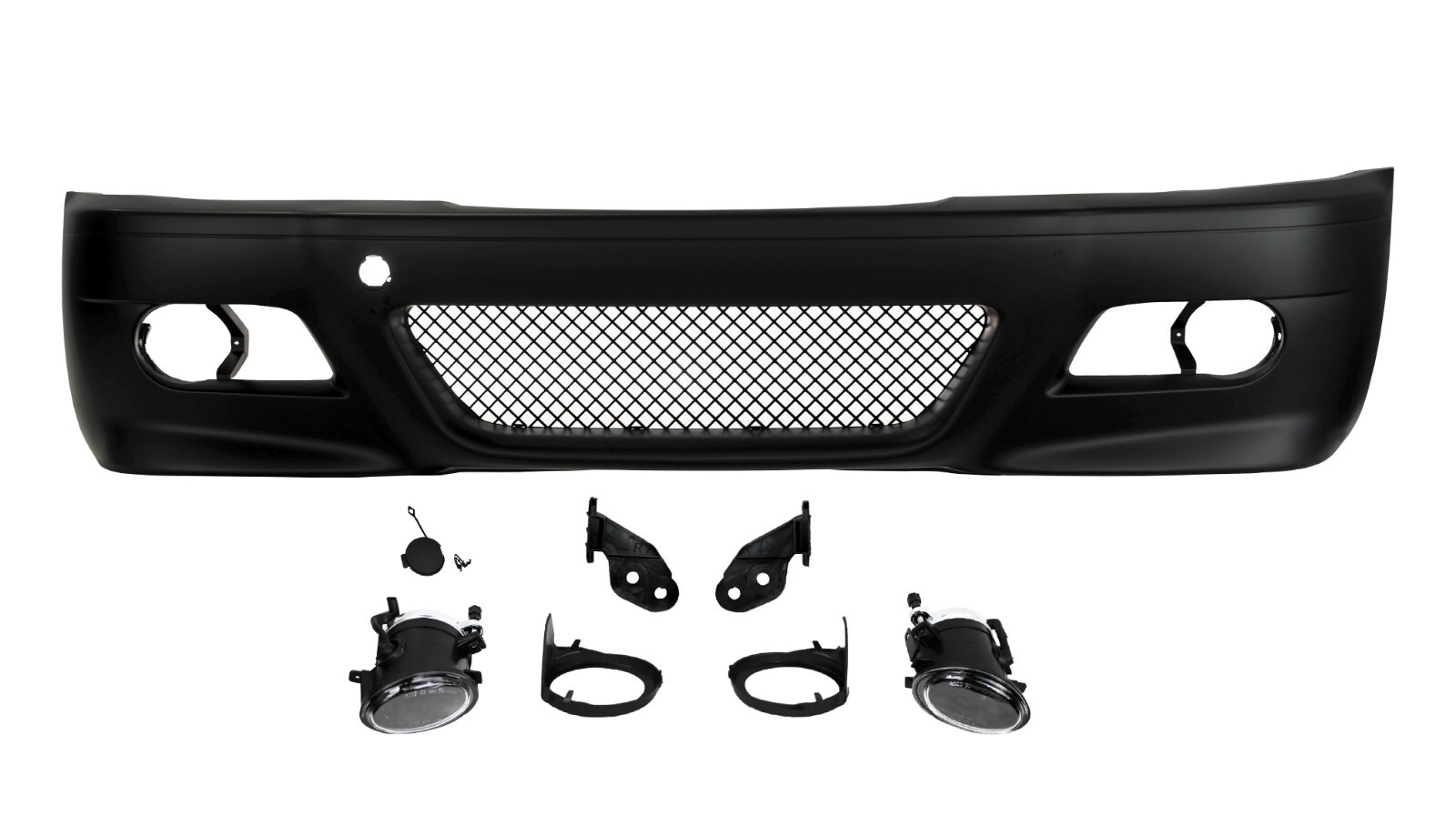 For BMW 00-06 E46 M3 Style Front Bumper Coupe/Convert w/ Fog Lamp+OEM ...