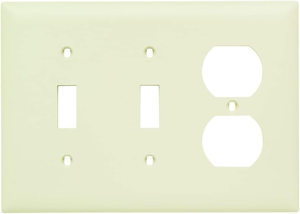 TP28-LA Nylon Screw Mount Standard Size 3-Gang Combination Opening ...