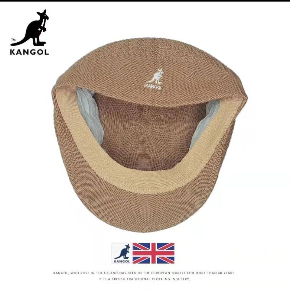 Kangol Breathable Beret Hat Summer Newsboy Woven Flat Caps Casual Men ...