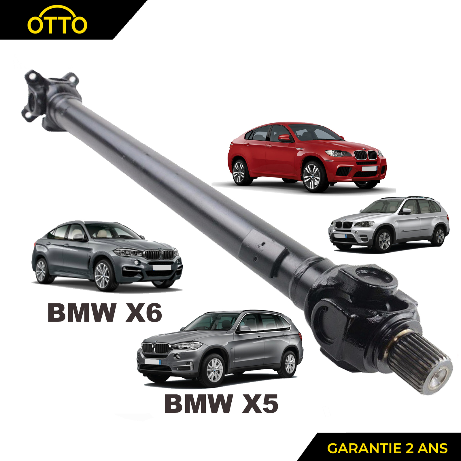 Arbre Transmission Pont Avant de BMW X5 E70 X6 E71 E72 = 7597649 ...