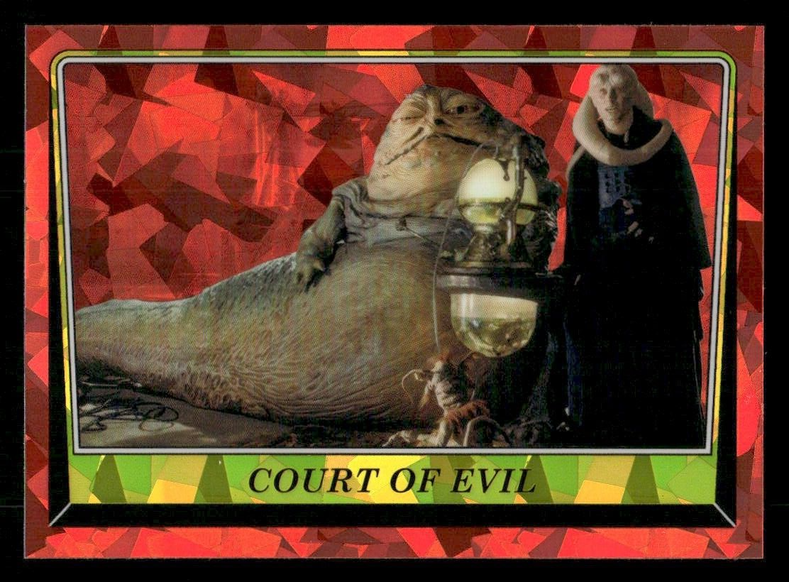 2023 Topps Chrome Sapphire Star Wars COURT OF EVIL #13 Return of the ...