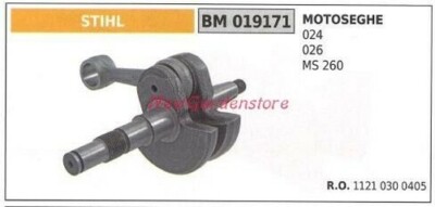 Tree Engine & Piston Rod Fits Stihl Chainsaw Model 024 026 Ms 260 ...