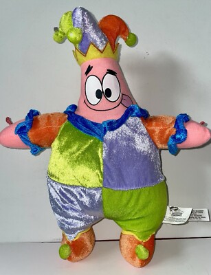 2009 Nanco SpongeBob SquarePants Patrick 10" Court Jester Plush ...