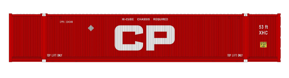 KATO N Scale Canadian Pacific CPPU 53' Ribbed Intermodal Container 2 ...