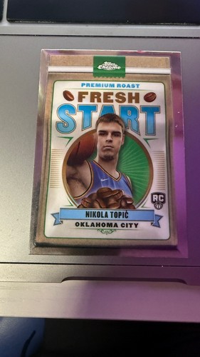 2024-25 Topps Chrome Basketball - Nikola Topic Fresh Start RC #FS-9 OKC ...