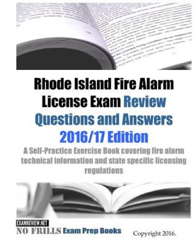 Rhode Island Fire Alarm License Exam Review Questions & Answers 2016/17 ...