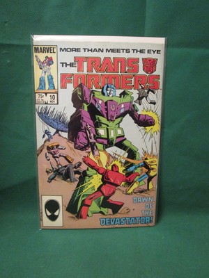 1985 Marvel - Transformers #10 - 1st Appearance of the Constructicons ...