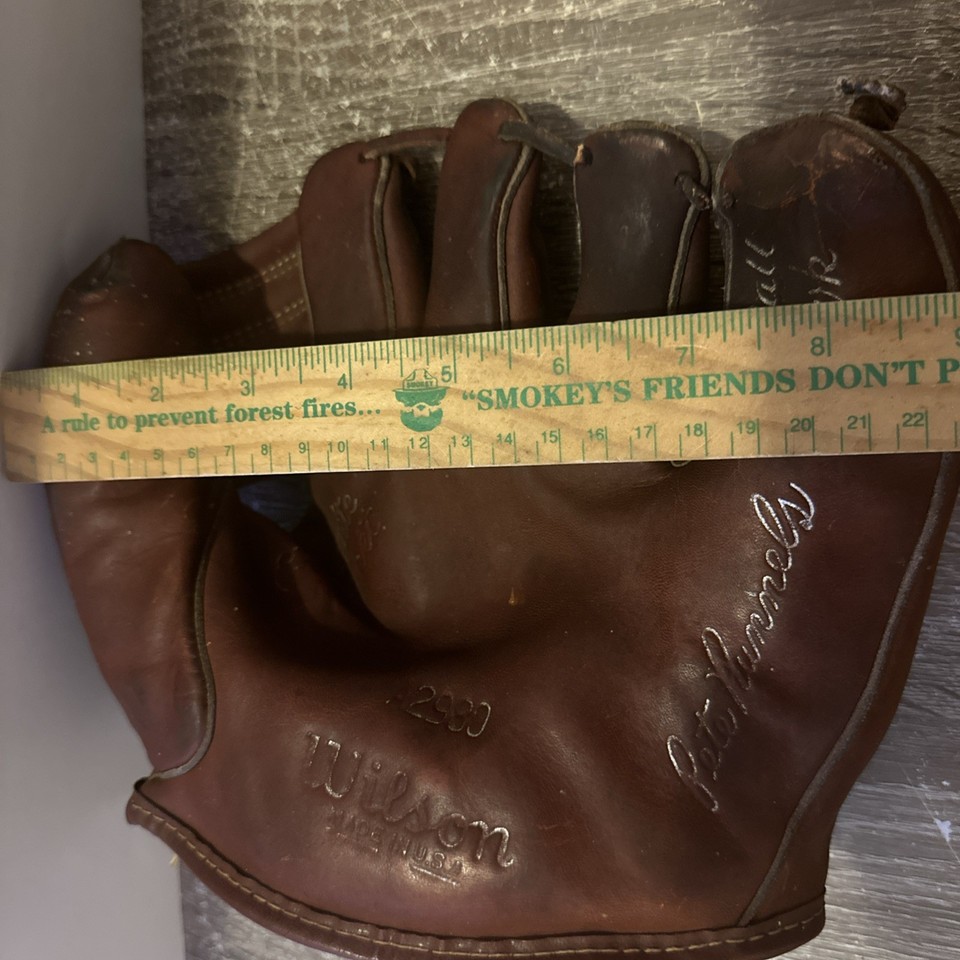 Vintage "Pete Runnels" 1950's Wilson Model A2980 Ball Hawk Glove Mitt ...