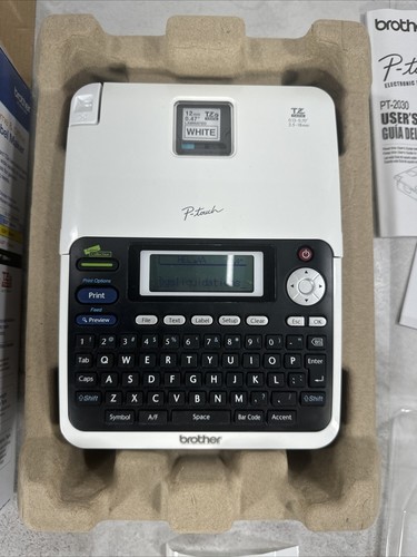 Brother P-touch PT-2030 Home Office Label Maker Works Perfectly ...