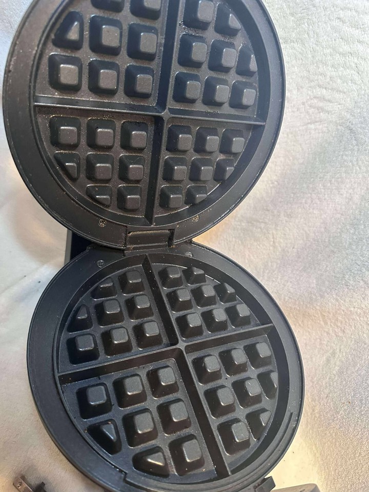 Farberware Flip Waffle Maker Non-Stick Belgian Rotating Iron Stainless ...
