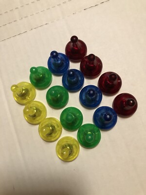SORRY SLIDERS Board Game Replacement Pieces Parts Red Blue Green Yellow ...