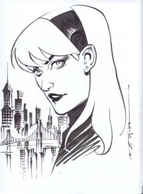 BRIAN STELFREEZE commission of the GWEN, a SPIDERMAN character | eBay